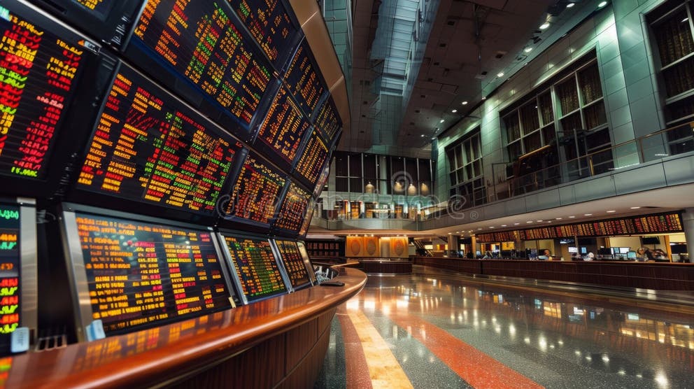 A Room Filled with Electronic Screens Stock Image - Image of technology ...