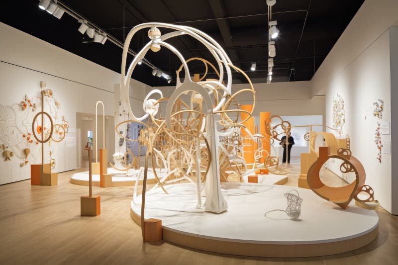 A Room Filled with Kinetic and Interactive Sculptures, Each Piece ...