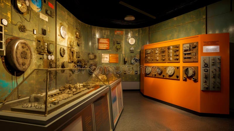 Room Filled with Lots of Different Types of Clocks. Generative AI Stock ...