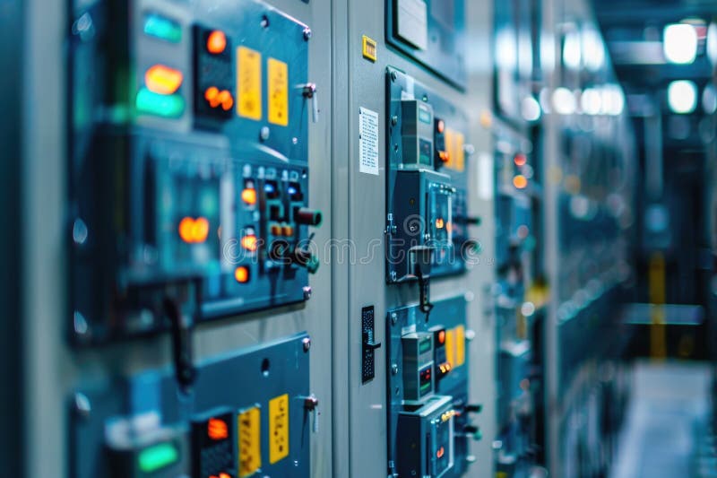 A Room Filled with Various Electronic Devices and Equipment Stock Photo ...
