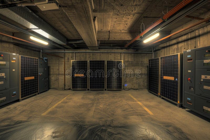 A Room Filled with Various Electronic Devices and Machinery Stock Image ...