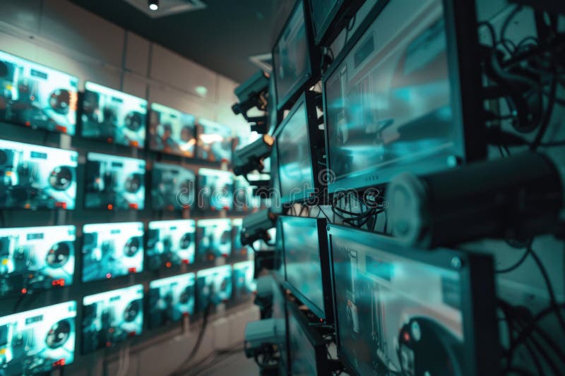 A Room Filled with Various Types of Electronics. Suitable for ...