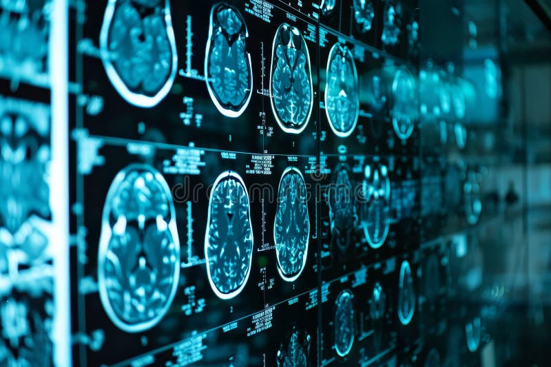 A Room Filled with a Vast Array of MRI Images for Medical Analysis, AI ...