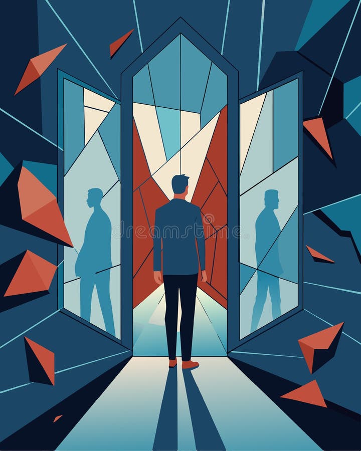 A Room Full of Shattered Mirrors Each One Representing a Different ...