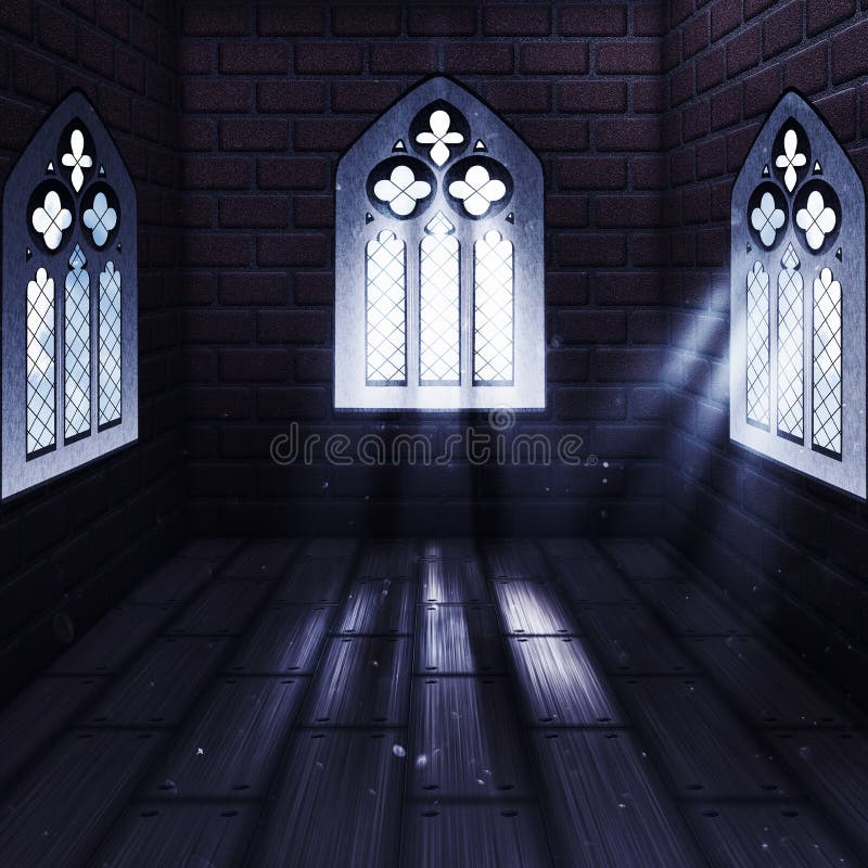 Gothic Room Window Stock Illustrations – 733 Gothic Room Window Stock ...
