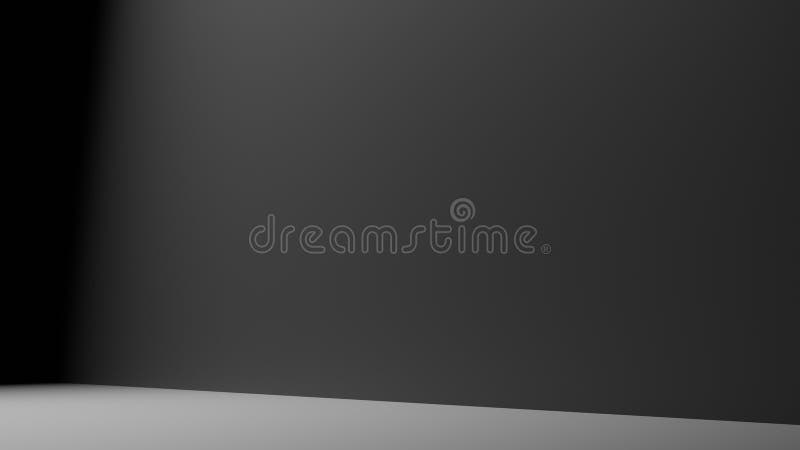 Space with a Light Projected from the Right Side. Room with Space To ...