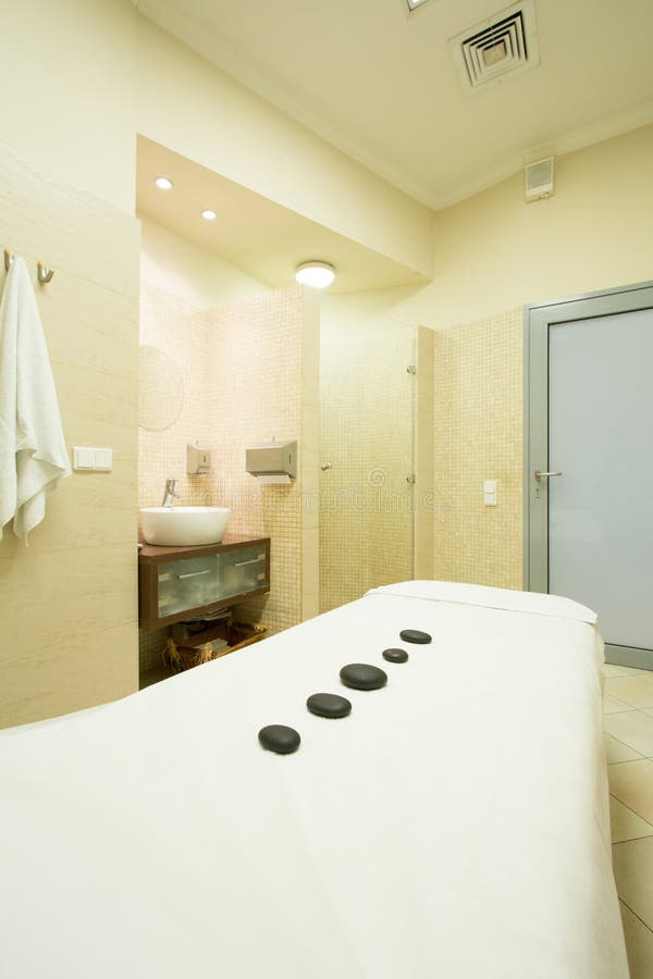 Room for hot stone massage stock image. Image of fresh - 47569755