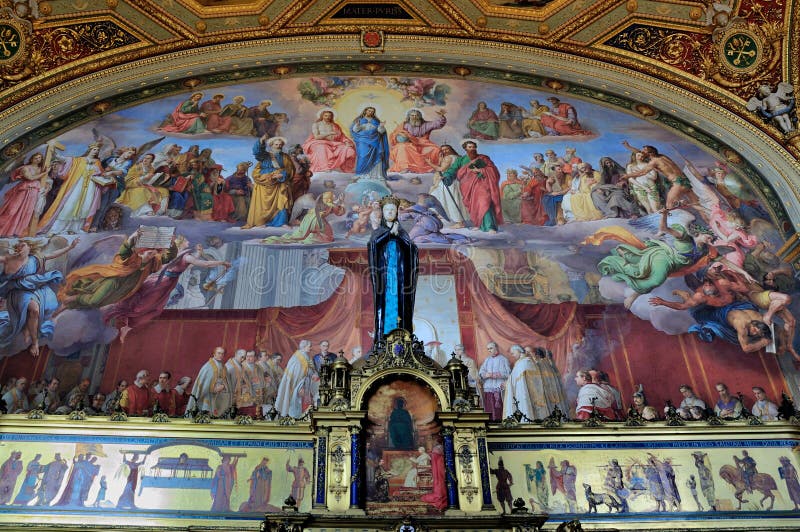 Room of the Immaculate Conception Editorial Stock Photo - Image of rome ...
