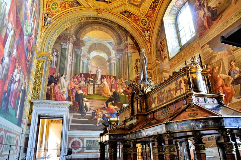 Room of the Immaculate Conception Editorial Stock Photo - Image of rome ...