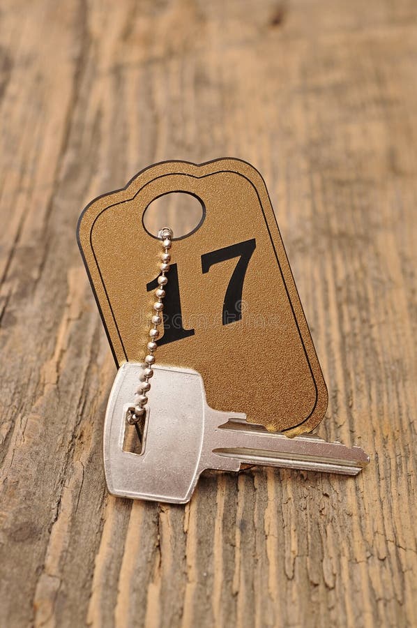 Key in hotel room s door stock photo. Image of open - 145673806
