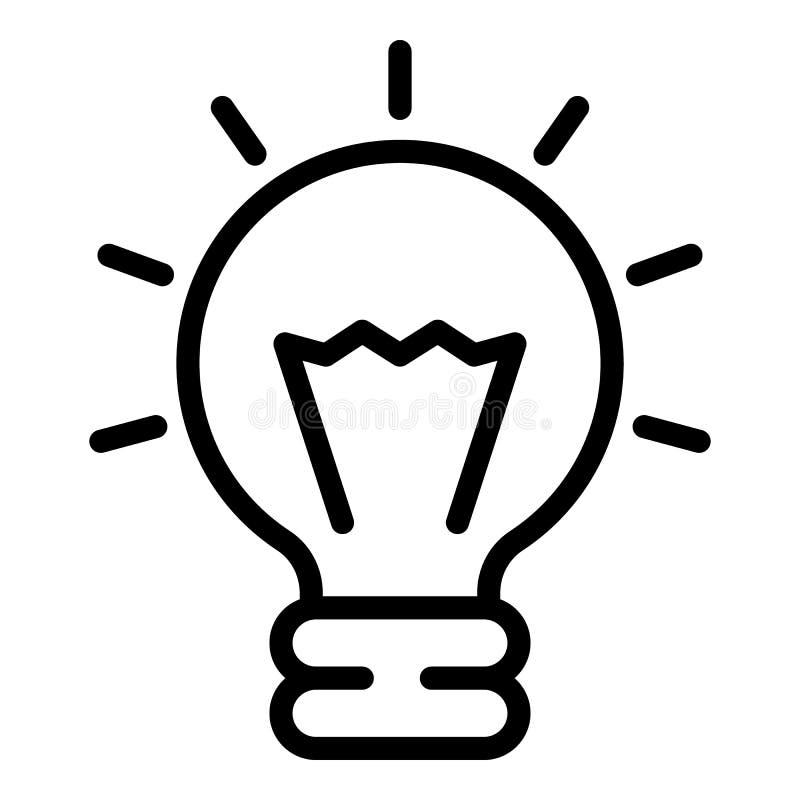 Light bulb icon simple stock vector. Illustration of electricity - 91905117