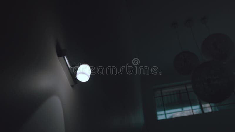 Room Lights Getting Dimmed and Then Turned Off Stock Video - Video of ...