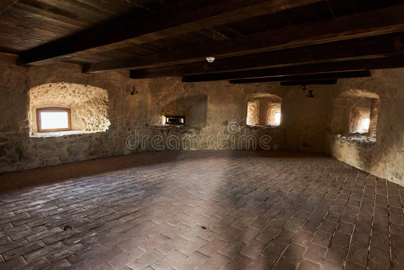 Room of a Medieval Fortress Stock Photo - Image of touristic, noble ...