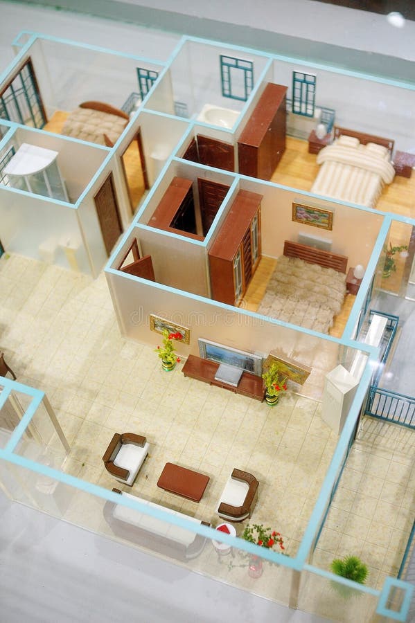 Model House Interior stock image. Image of home, room - 7929263