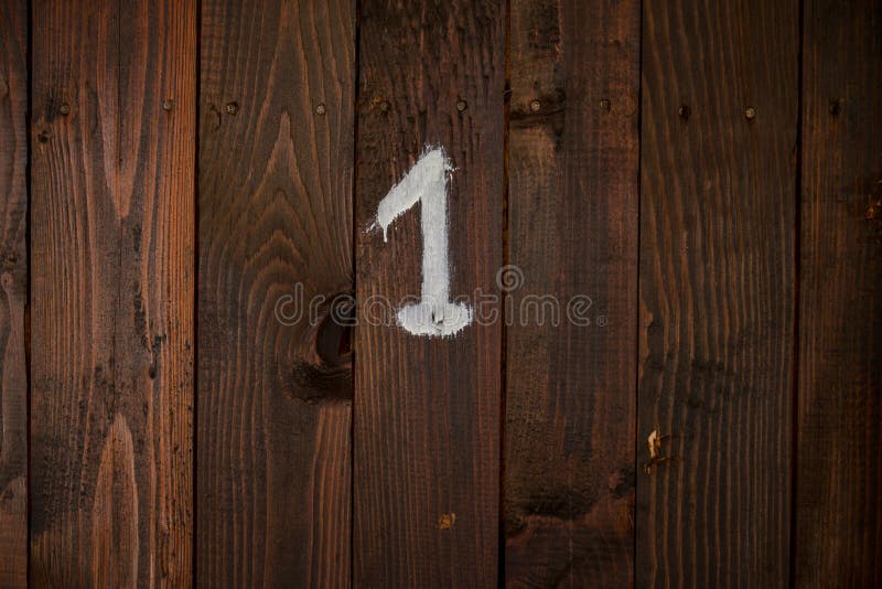 Room number 1 stock image. Image of wood, rooms, door - 39874287