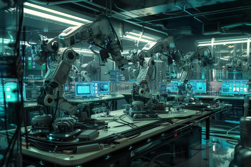 A Room Packed with an Array of Machines and Equipment for Scientific ...