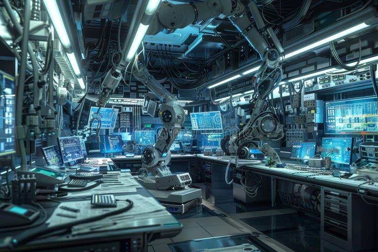 A Room Packed with Various Electronic Gadgets and Devices in a High ...