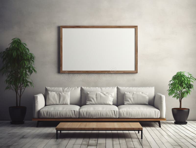 Room Picture Mockup, Empty Picture Room, Mockup Poster, Stock ...