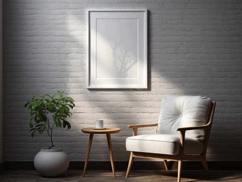 Room Picture Mockup, Empty Picture Room, Mockup Poster, Stock ...