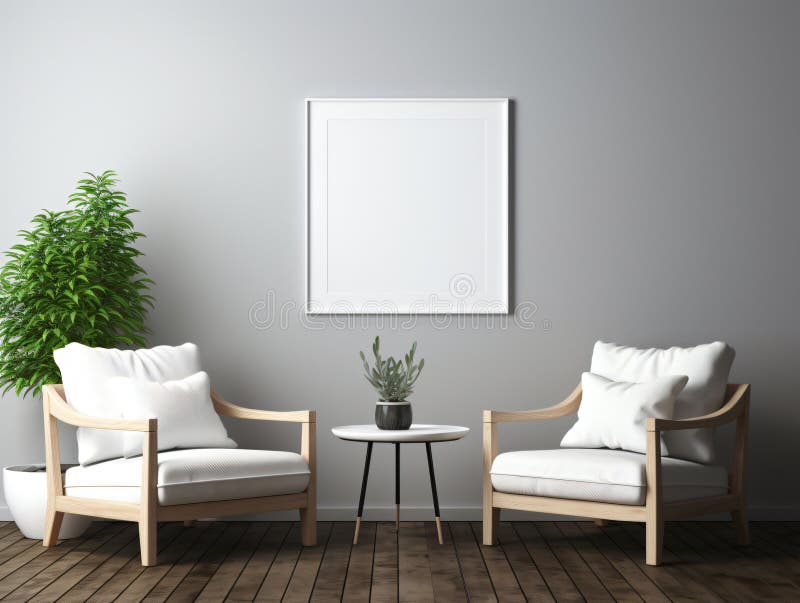 Room Picture Mockup, Empty Picture Room, Mockup Poster, Stock ...