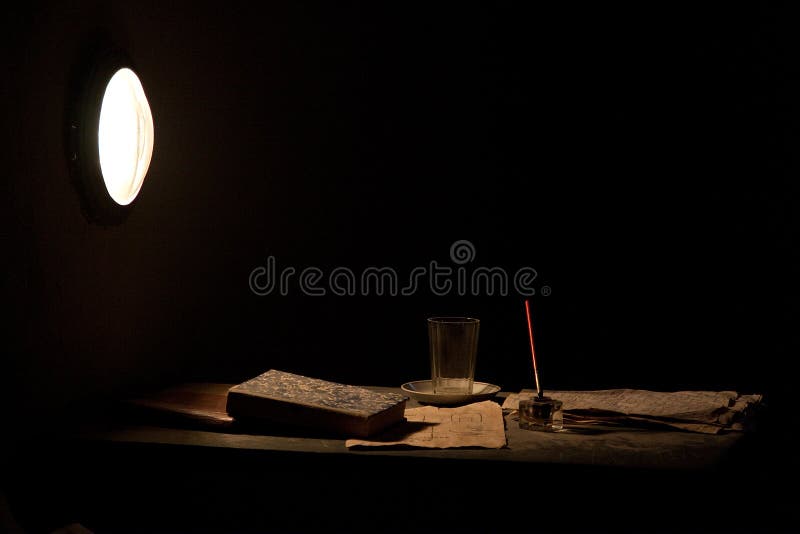 Room of prisoners stock image. Image of abstract, desk - 46544973