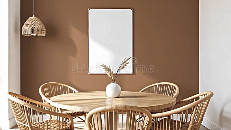 The Room S Design Features a Round Table As a Communal Hub, Ringed by ...