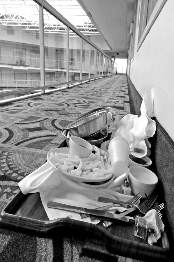 Room Service stock image. Image of hotel, tray, hallway - 10369601