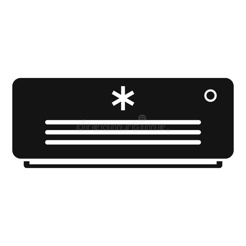 Room Service Air Conditioner Icon, Simple Style Stock Vector ...