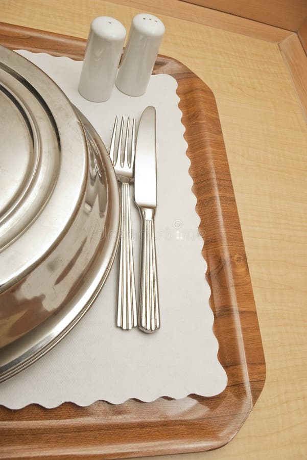 Room service platter stock image. Image of pepper, knife - 31956905