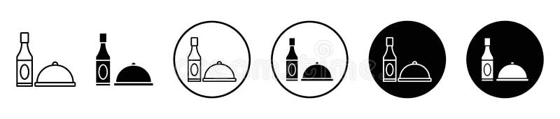 Room Service Vector Set on White Background Stock Vector - Illustration ...