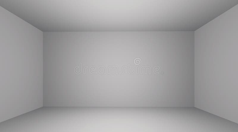 Room Space Background. Front View of Empty Room with Soft Light ...