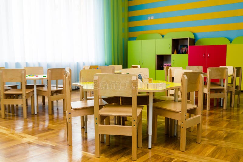 Room for Studing and Games in Kindergarten Editorial Photo - Image of ...