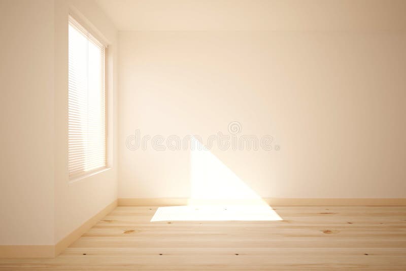 Room with sunlight stock illustration. Illustration of architecture ...