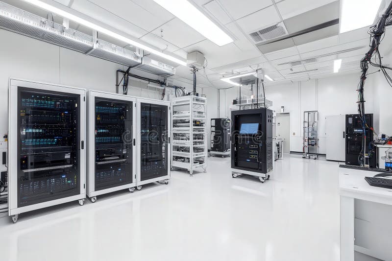 In this Room, There Exists a Great Number of Servers in Total Stock ...