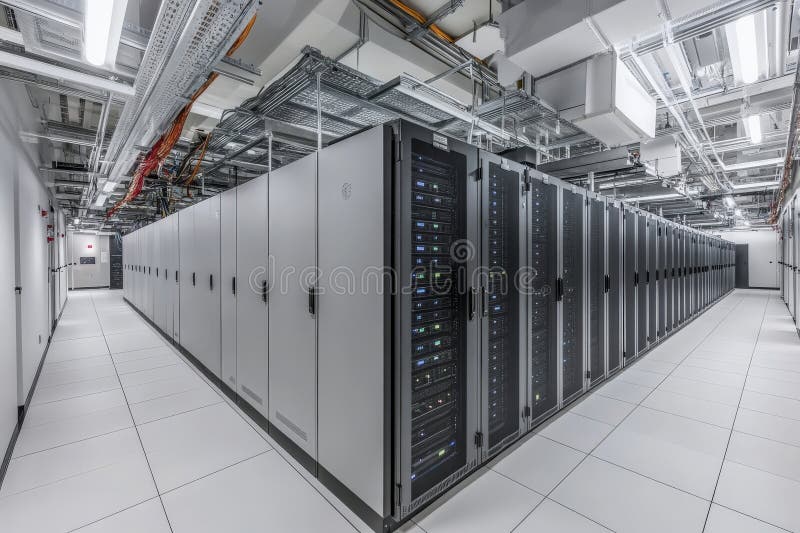 In this Room, There Exists a Great Number of Servers in Total Stock ...