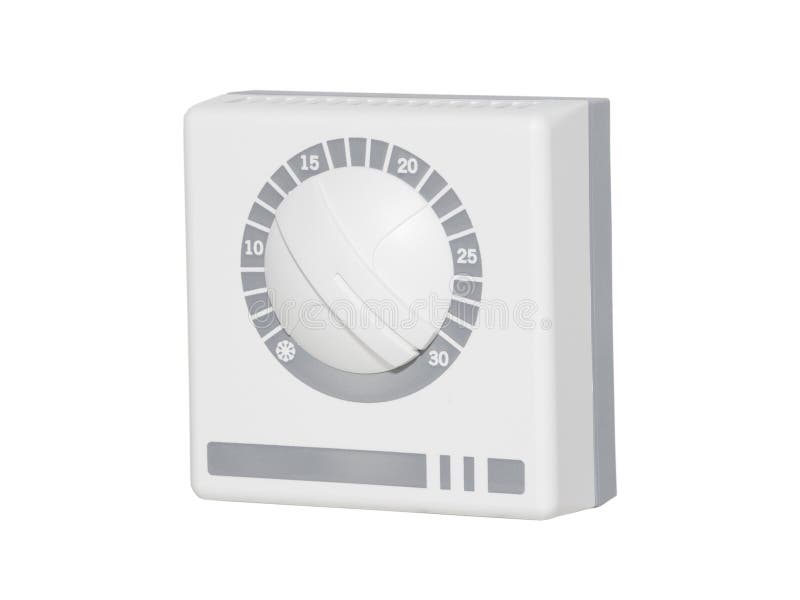 Room Thermostat or Electromechanical Room Temperature Controller. Stock ...