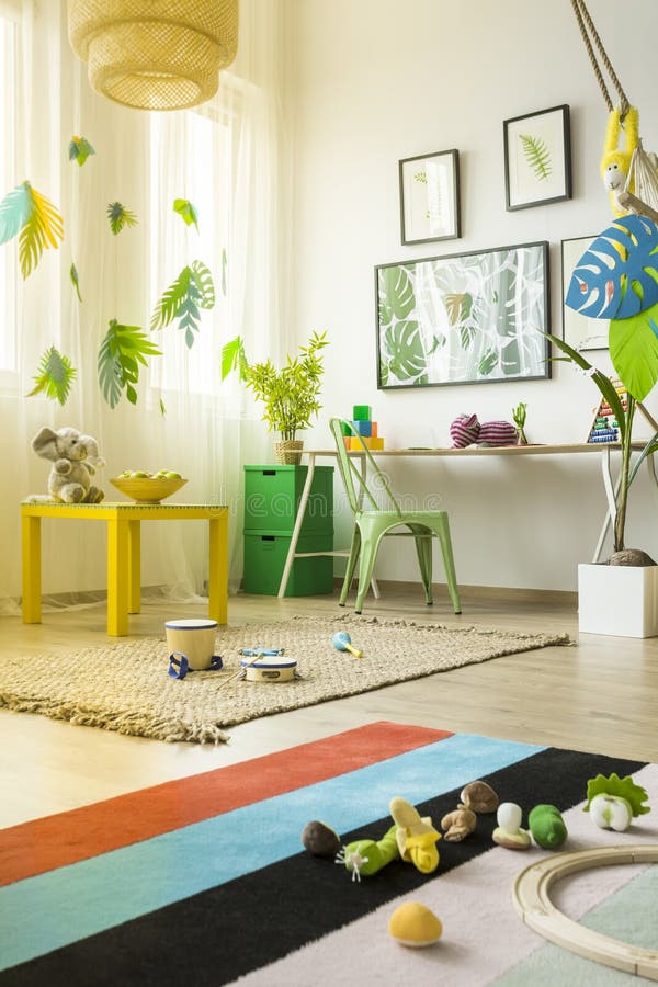 Room with tropical decor stock photo. Image of idea, design - 90306658