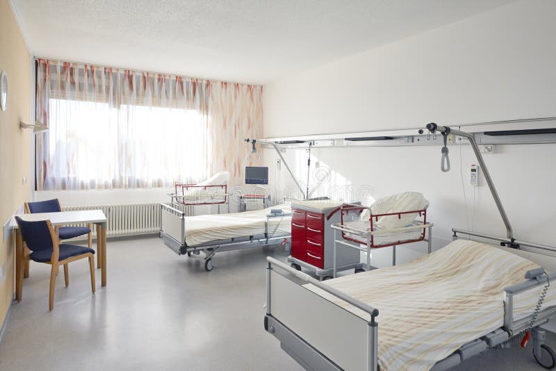 Hospital Room Bed Birdâ€™s-eye View Stock Image - Image of healthcare ...