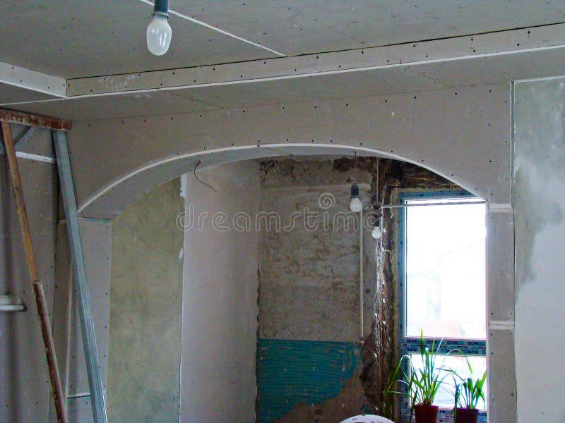 Room under construction stock image. Image of material - 83047303