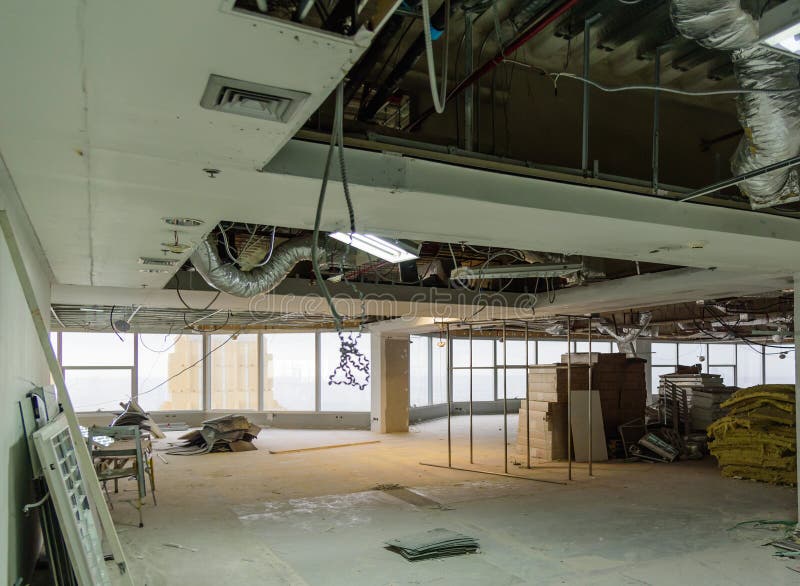 Room is Under Renovation or Under Construction Stock Photo - Image of ...
