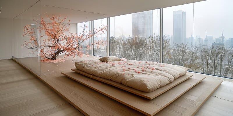 A Room with Virtual Walls: Special Projection Surfaces that Change Wallpaper and De Stock Photo ...