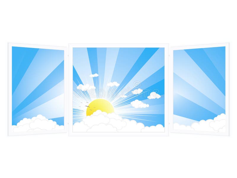 Open Window Freedom Concept Stock Image - Image of ecological, grass ...