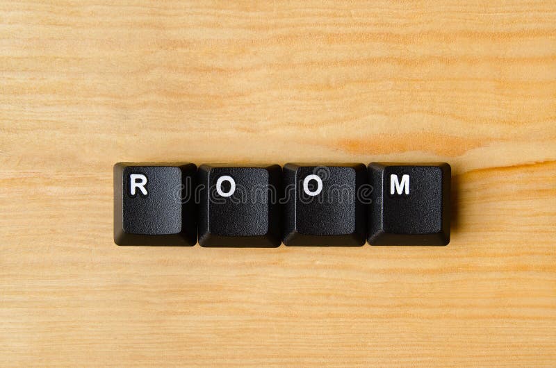 Room word isolated stock image. Image of letter, text - 111487537