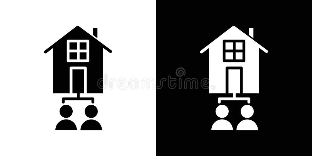Roommates Icon Isolated Flat Vector in Outline Stock Vector ...