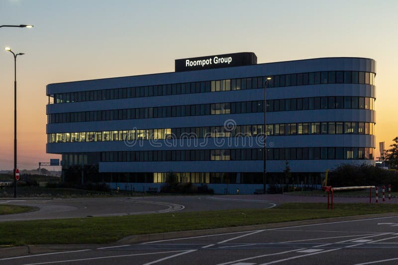 Roompot group headquarters editorial stock image. Image of sign - 280104759