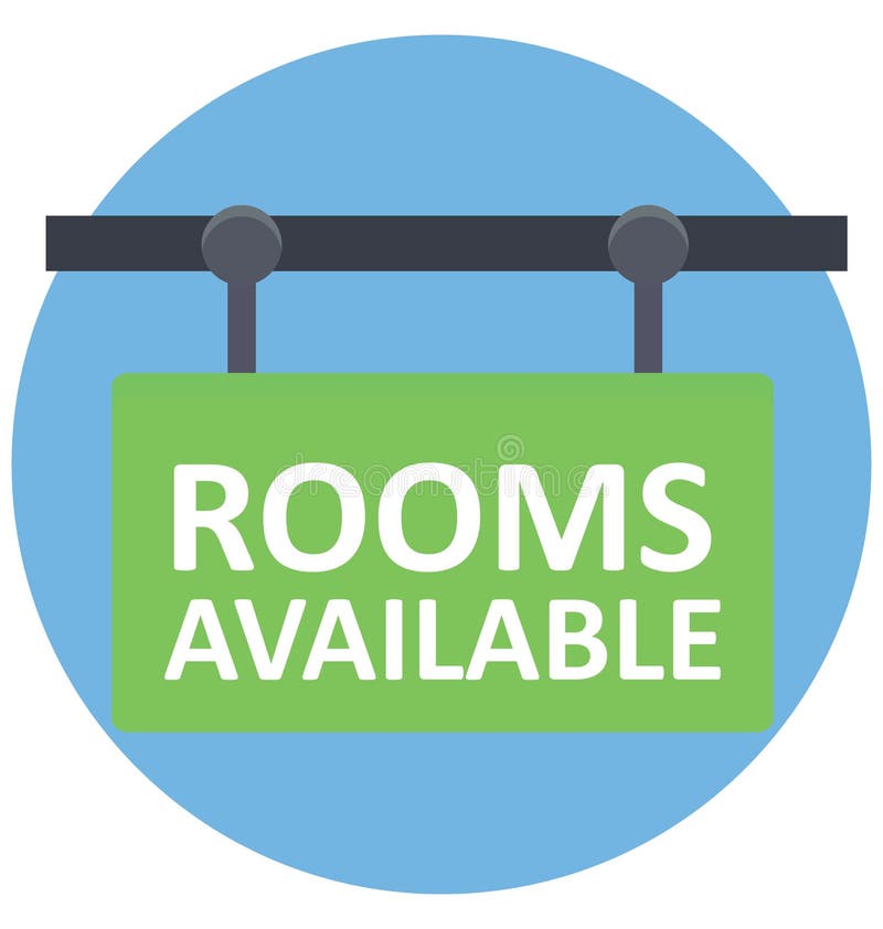 Rooms Available Isolated Vector Icon Which Can Easily Modify or Edit ...