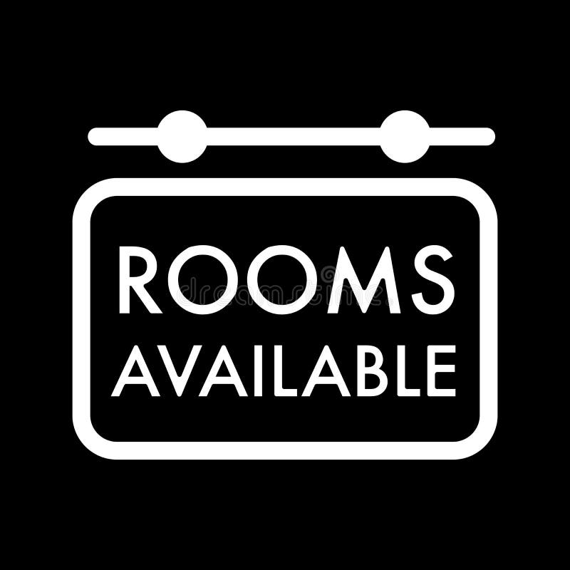 Rooms Available Vector Illustration. Cartoon Character Girl And Check ...
