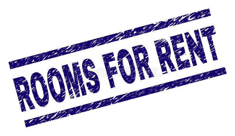 Grunge Textured ROOMS for RENT Stamp Seal Stock Vector - Illustration ...