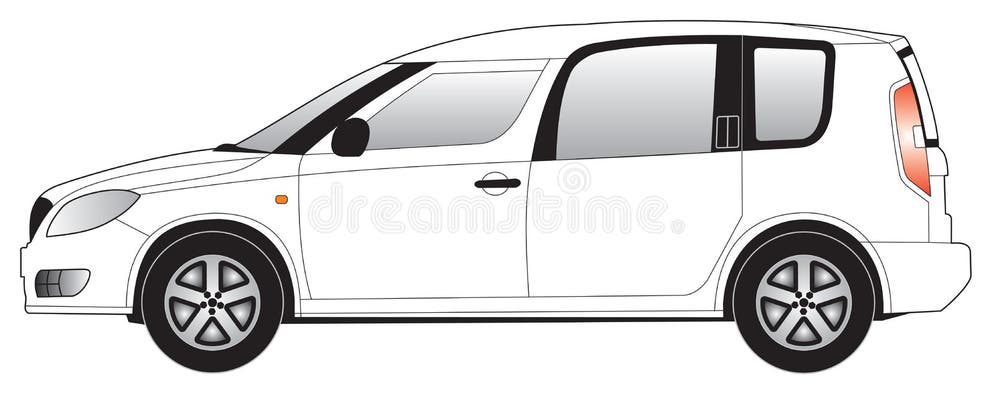 Roomster stock vector. Illustration of acceleration, custom - 8031733