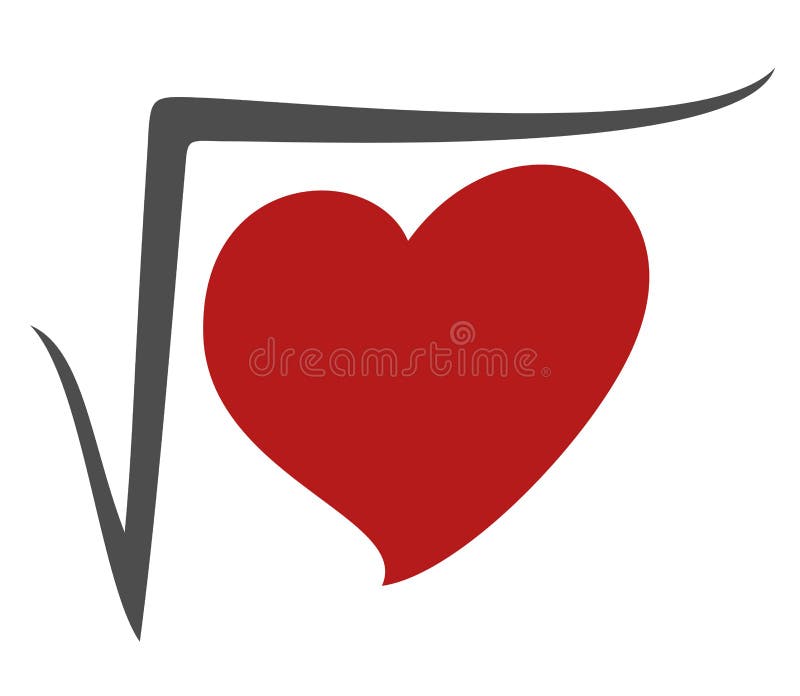 Roor heart stock vector. Illustration of mathematics - 29371914